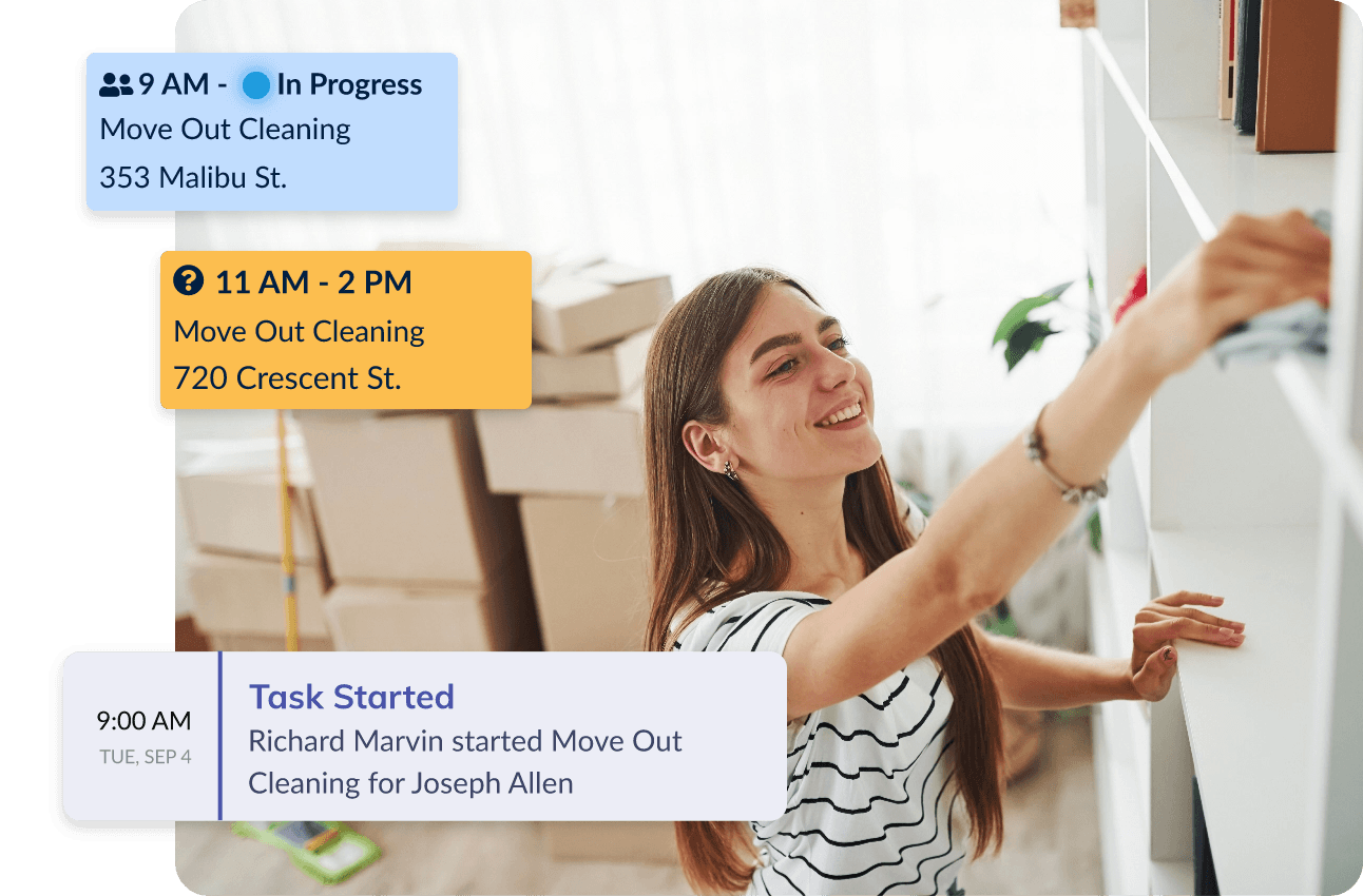 Move Out Cleaning Service Software: Automate Your Cleaning Business - Taskbird